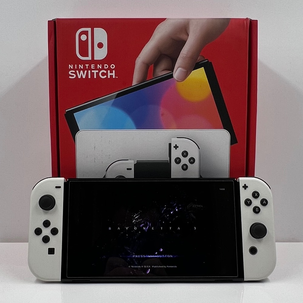 Pre-owned NINTENDO SWITCH OLED CONSOLE - WHITE - Own4Less